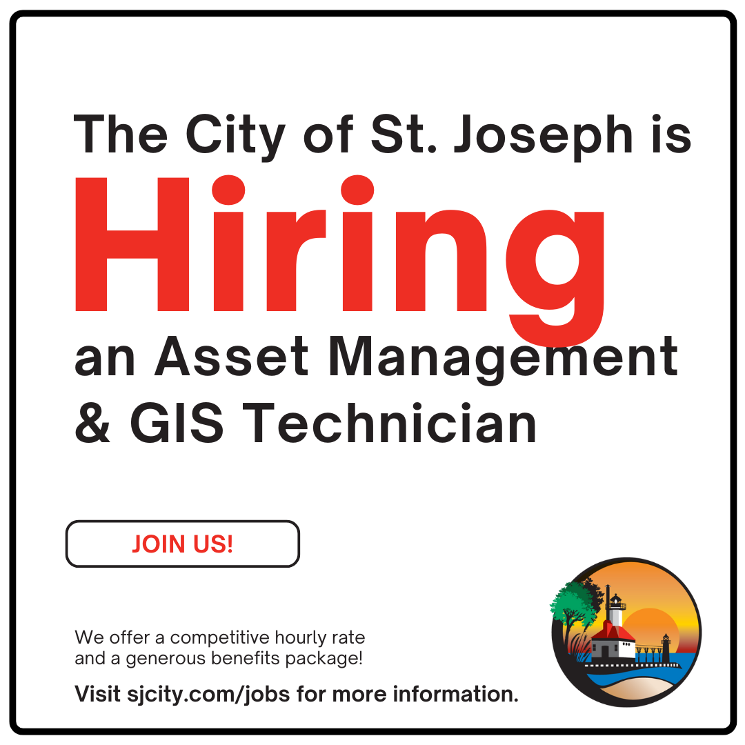 Hiring: GIS-Asset Management Technician | St. Joseph Michigan