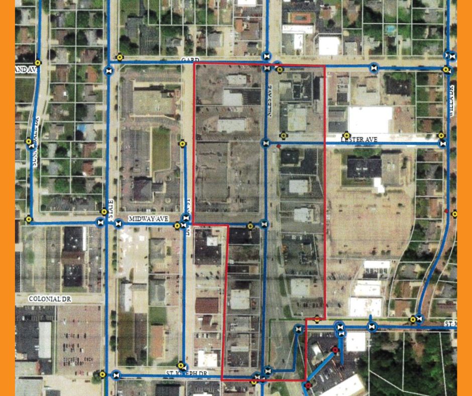 Large Water Main Break | St. Joseph Michigan